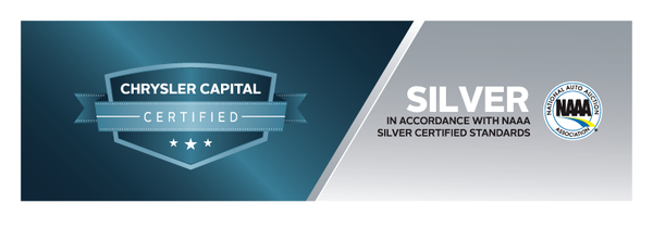Chrysler Capital Certified NAAA Silver Decal – Flywheel Brands