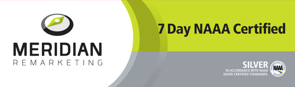 Meridian Remarketing 7 Day - 11" x 3.25" Decal – Flywheel Brands